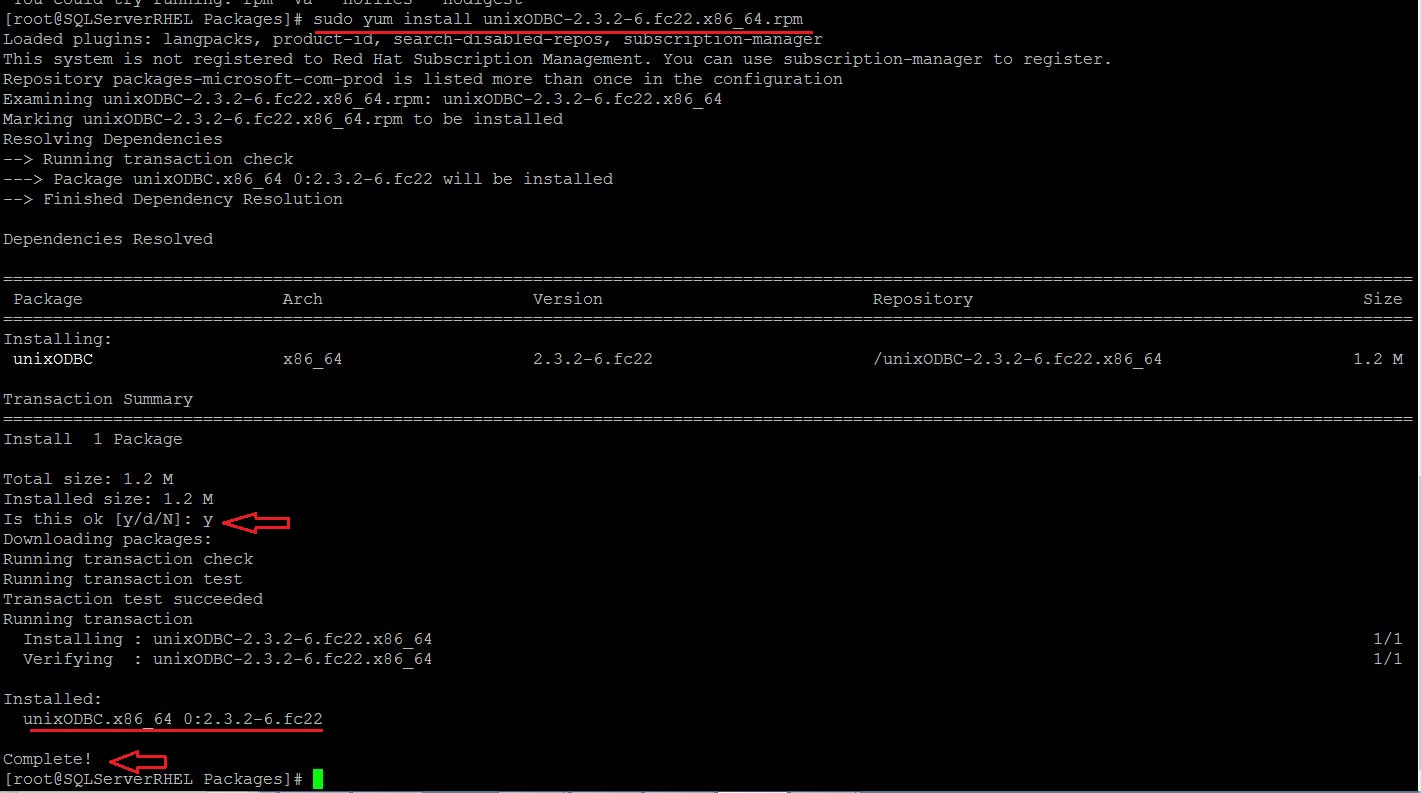 How To Install Sql Tools On Redhat Linux Without Internet Offline
