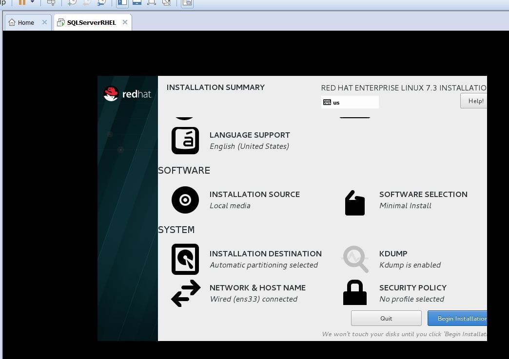 Step by Step Process to Install Red Hat Enterprise Linux 7.3